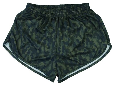 Green Camo Soffe Ranger Panties Silkies Running Track Shorts - Men's ...