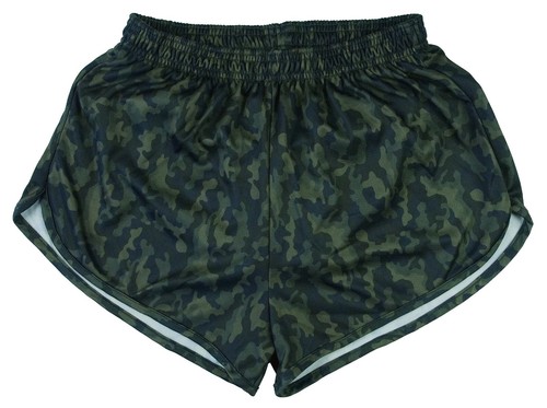 Green Camo Soffe Ranger Panties Silkies Running Track Shorts - Men's ...