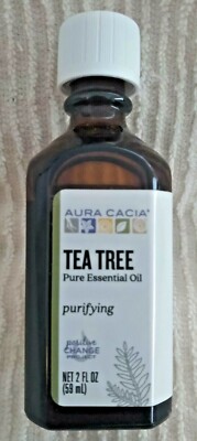 Aura Cacia 100% Pure Essential Oil, Purifying Tea Tree Scent, 2 oz ...
