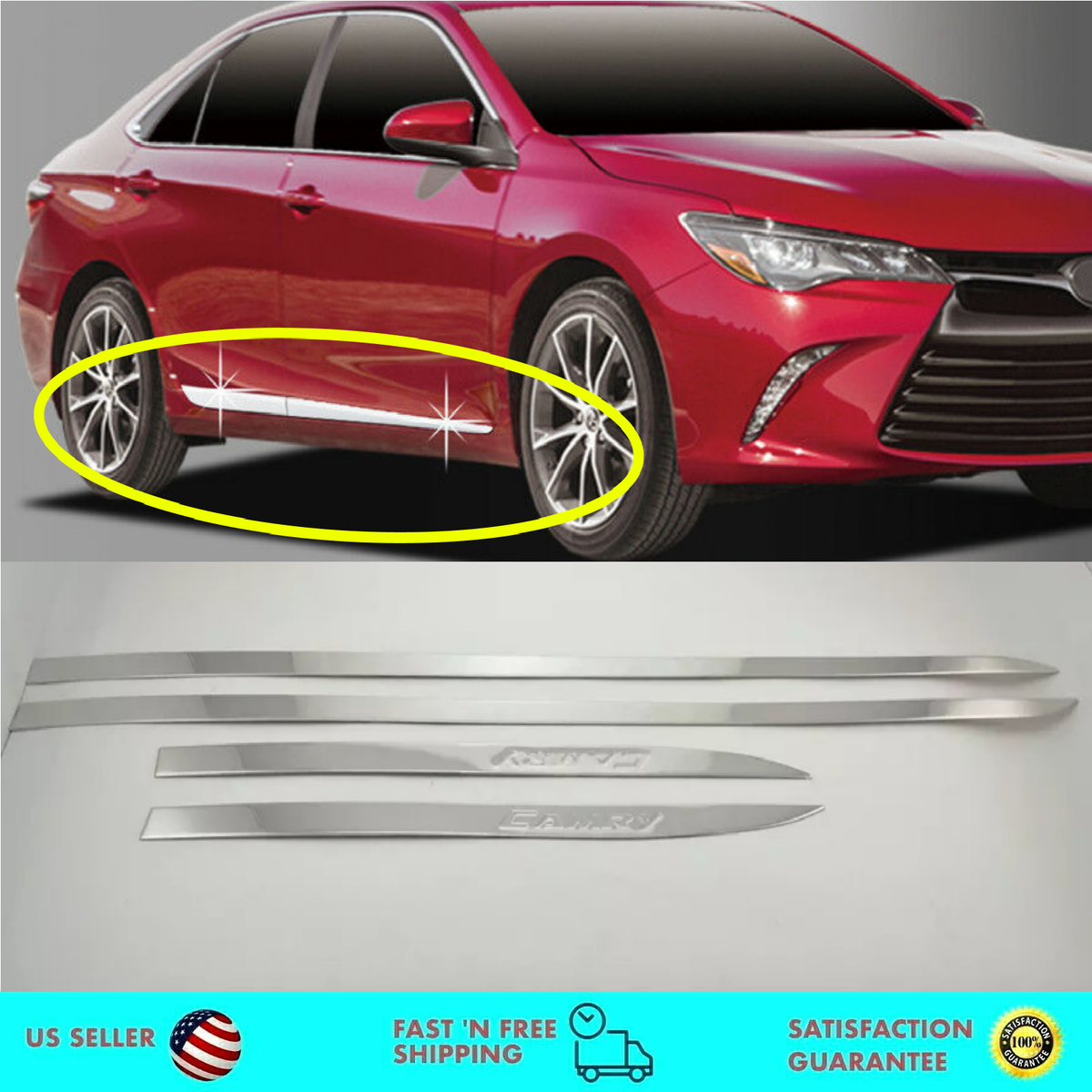 2014 Camry Body Molding Toyota Camry Body Side Moldings Genuine