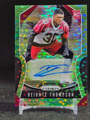 Deionte Thompson 2019 Panini Prizm Rookie Neon Green Auto #390 ...