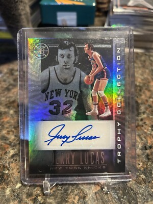 Jerry Lucas 2019 Panini Illusion TROPHY COLLECTION Auto Card Autograph ...
