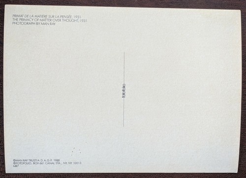 Assorted Man Ray Photo Postcards, Vintage 1988, Man Ray Trust ...