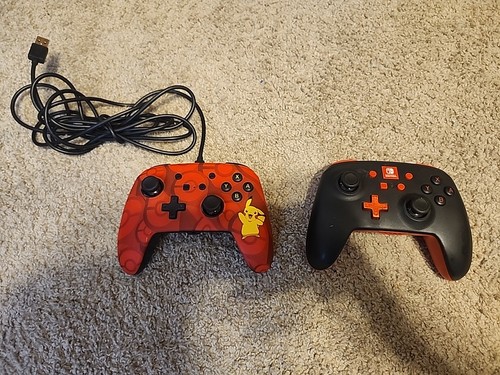 BUNDLE OEM Nintendo Switch Pro Controllers Bundle: Pokemon Wired ...