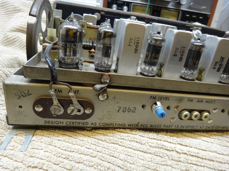 AMPEX MODEL 008 TUBE TUNER - MONO MULTIPLEX CAPABLE - WORKS - RARE ...