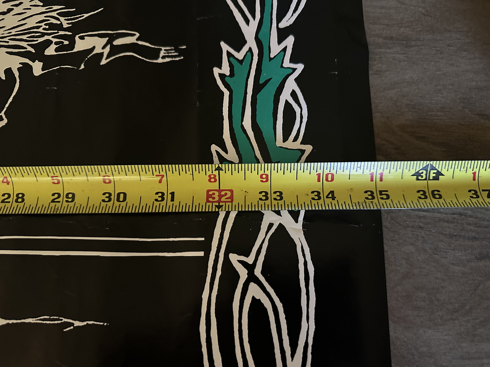 Is It Live Or Is It Dead 1990 poster Grateful Memorex Tribal Ink black ...