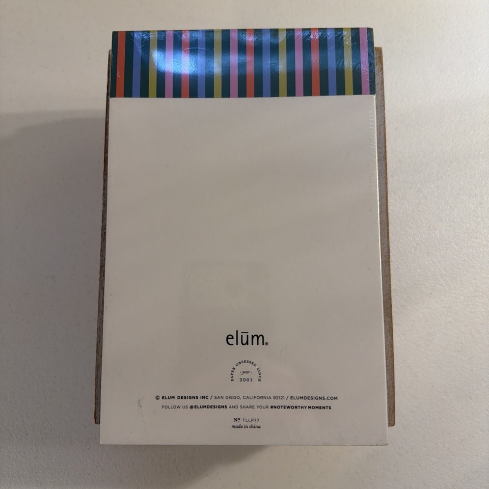 elum Floral Notepad. 200 Sheets. New, Sealed. | eBay