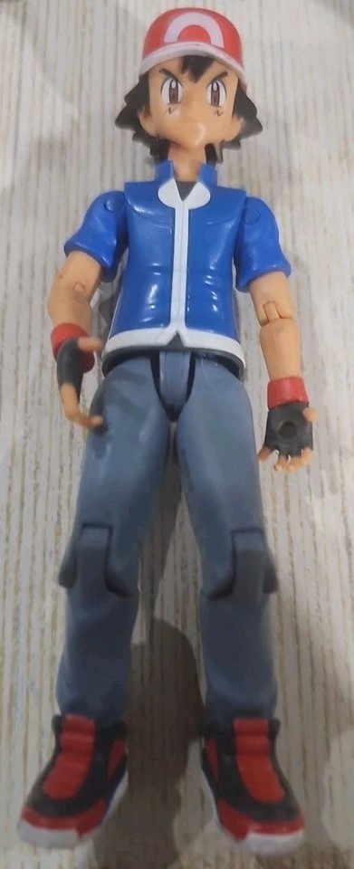 2017 Pokemon Ash Ketchum Tomy Nintendo Super Articulated Figure 5 In | eBay
