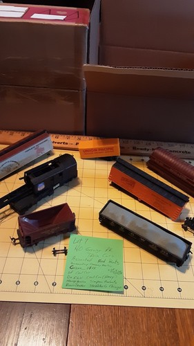 Ho Gauge Scale Assorted 6 Train Cars Lot 7 Austria NEEDS PARTS Crane Coal Cars + | eBay