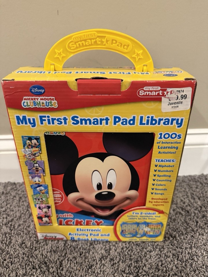 Disney Mickey Mouse Clubhouse My First Smart Pad + 8 Book Library - New ...