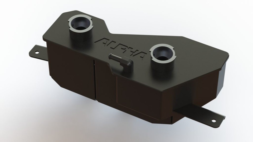 AMS Alpha Performance Red Coolant Expansion Tank for Infiniti Q50 Q60 ...