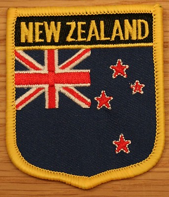 NEW ZEALAND Shield Country Flag Embroidered PATCH Badge P1 | eBay