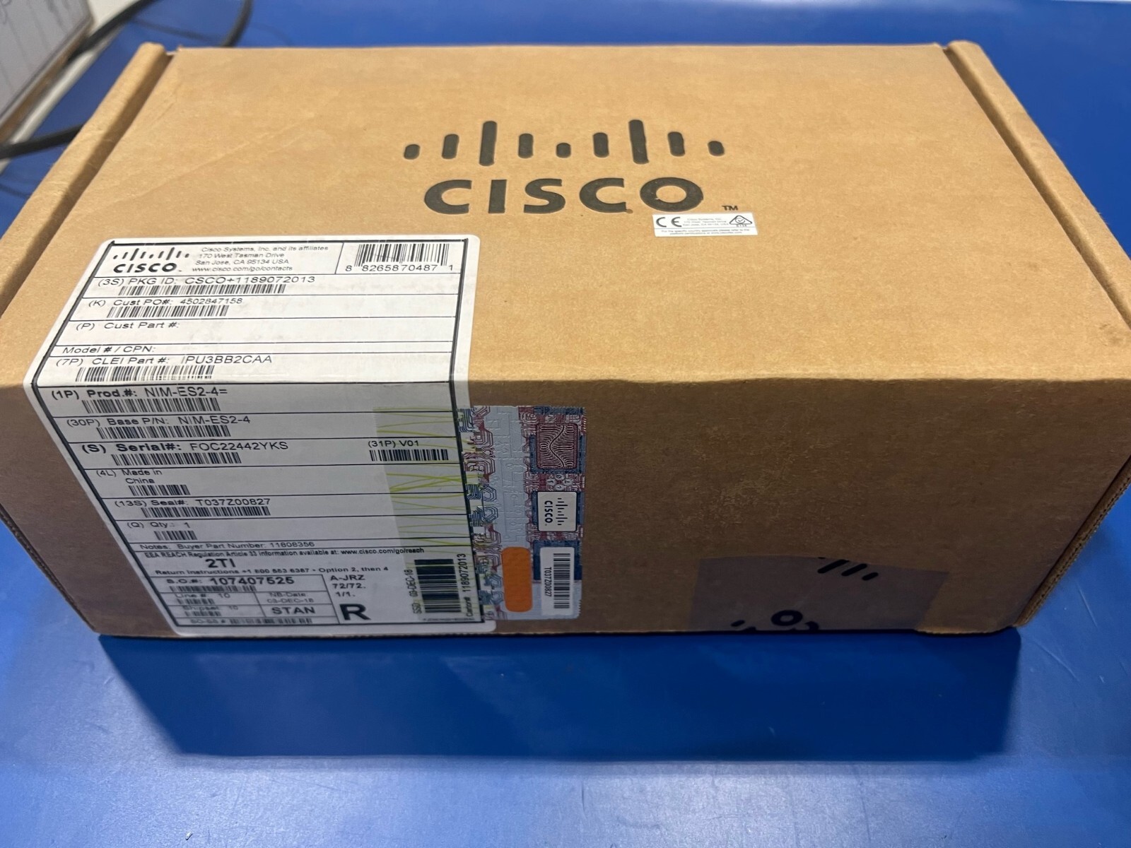 Cisco NIM-ES2-4 4-Port Layer 2 Gigabit Ethernet LAN Switch for sale ...