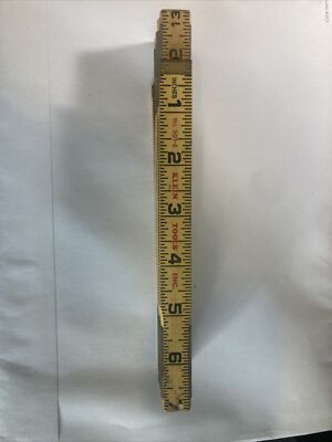 Vintage KLEIN TOOLS Wood Folding Yard Stick | eBay