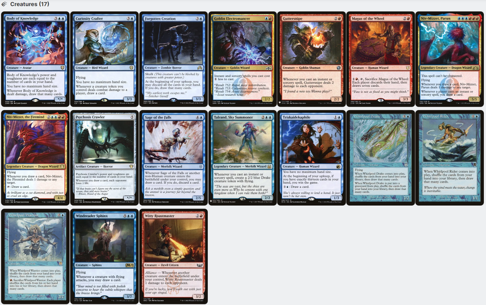 The Locust God CARD DRAW TOKENS IZZET Magic MTG Custom Commander Deck ...