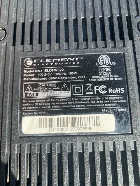 Element Power Board MIP320C Eldfc322 Eldfw322 Sc322ti Lc-32g82 Fast for ...