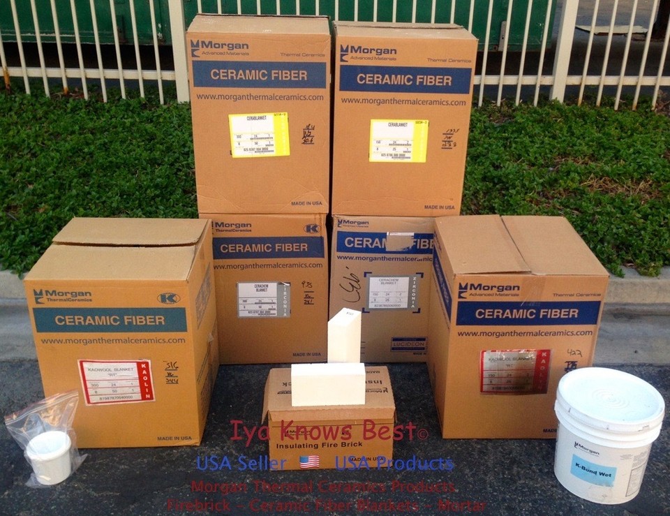 2" CeraChem 12" x 26" Ceramic Fiber Blanket Insulation 8# Thermal ...