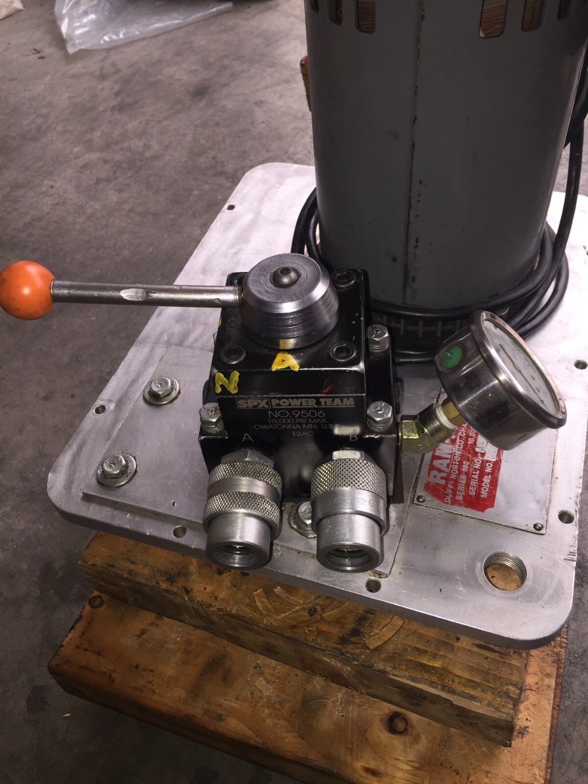 RAM-PAC Hydraulic Pump. 10,000 PSI | eBay