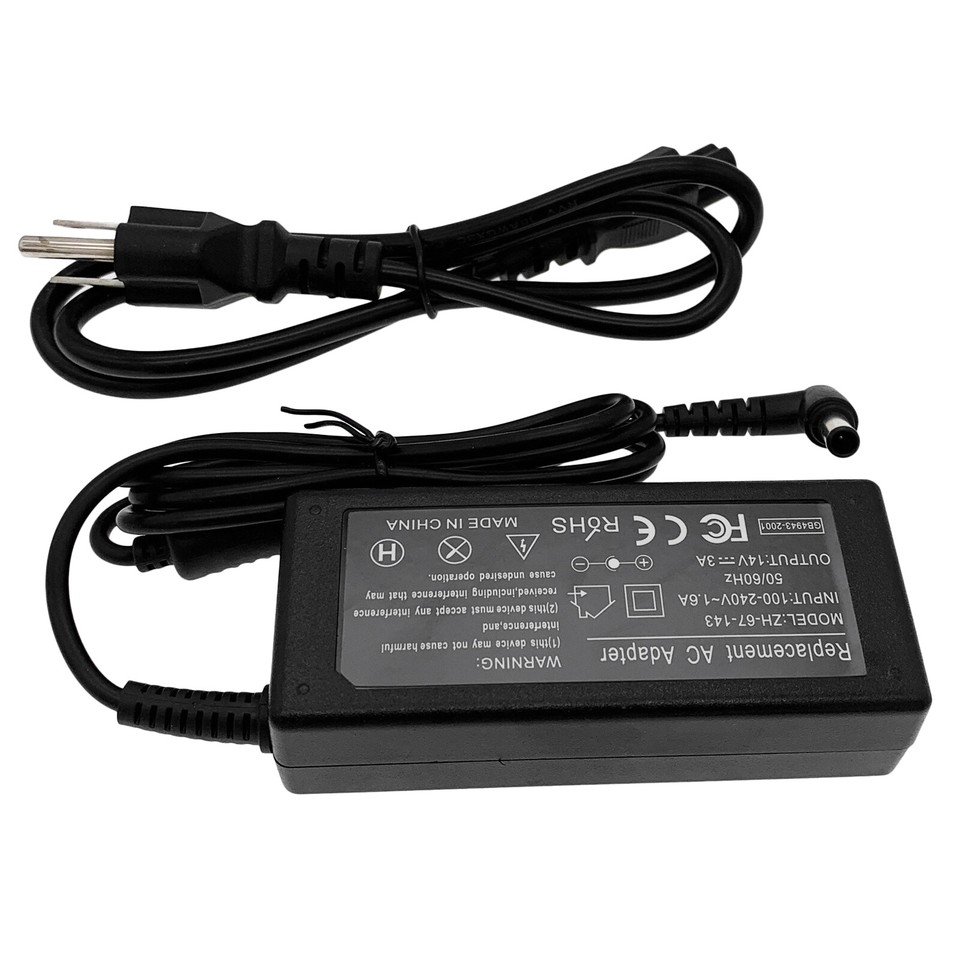 AC Adapter Charger for Samsung SyncMaster SA950 3D LED Monitor Power ...