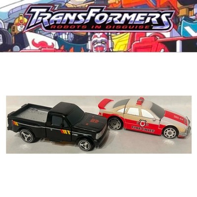 Transformers RID Robots In Disguise Spy changers Ironhide & Prowl 2001 ...