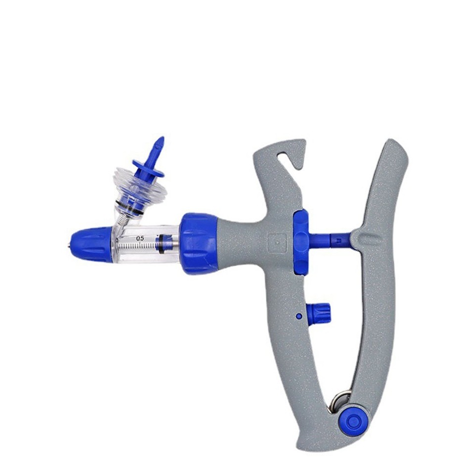 Syringe Veterinary Injector Vaccine Poultry Adjustable Automatic ...