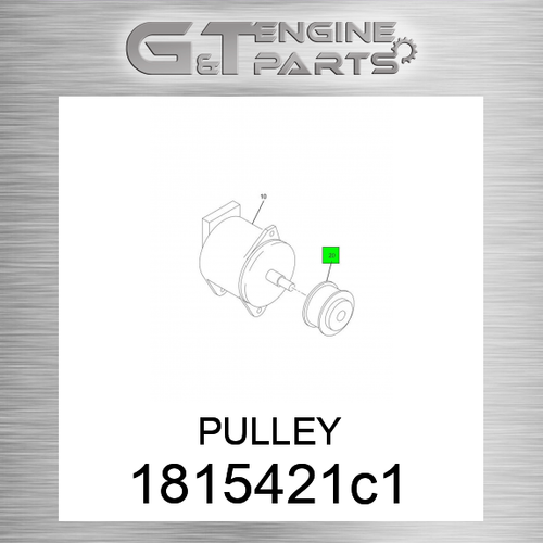1815421C1 PULLEY fits INTERNATIONAL TRUCK (New OEM) | eBay