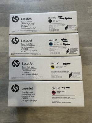 HP 305a Toner Set CE410XC CE411AC CE412AC CE413AC NEW SEALED | eBay