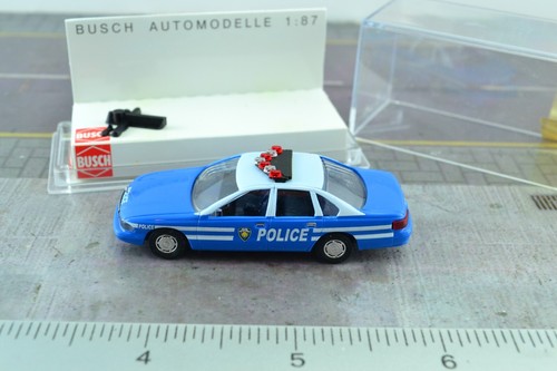 Busch 47609 NYPD New York Chevrolet Caprice Police Car Blue 1:87 HO ...