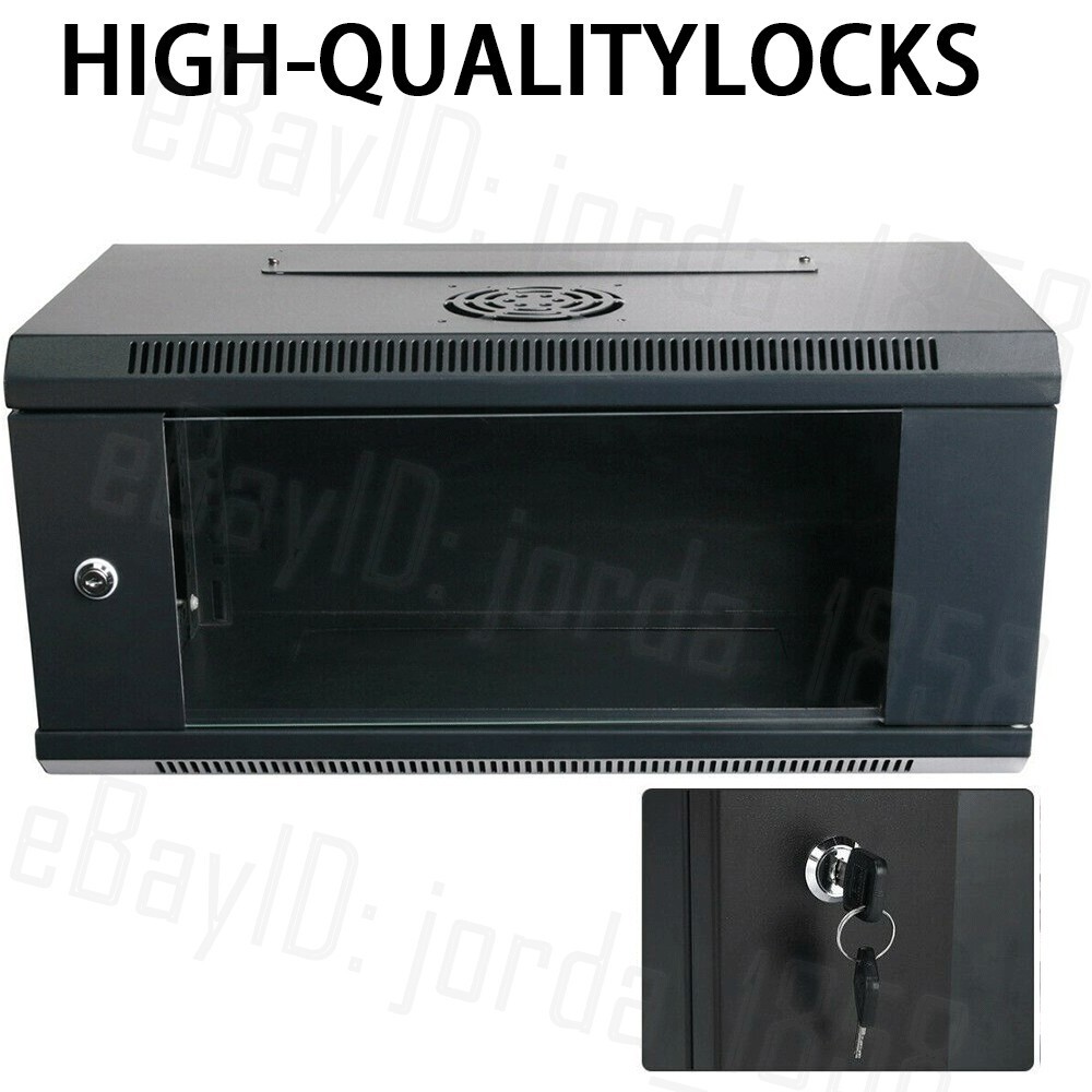 4RU 19 Inch Wall Mount Cabinet Server Rack Data 450mm Deep Network ...