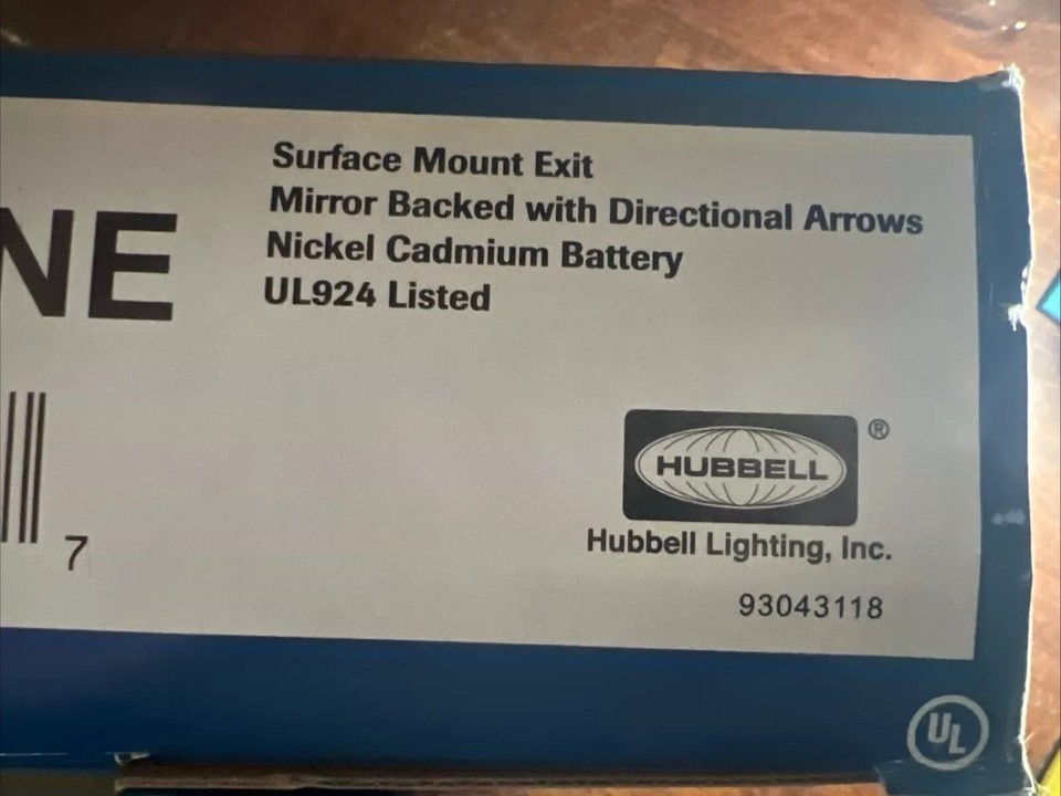 Compass By Hubbell CER Hubbell Lighting LED Emergency Exit Sign White ...