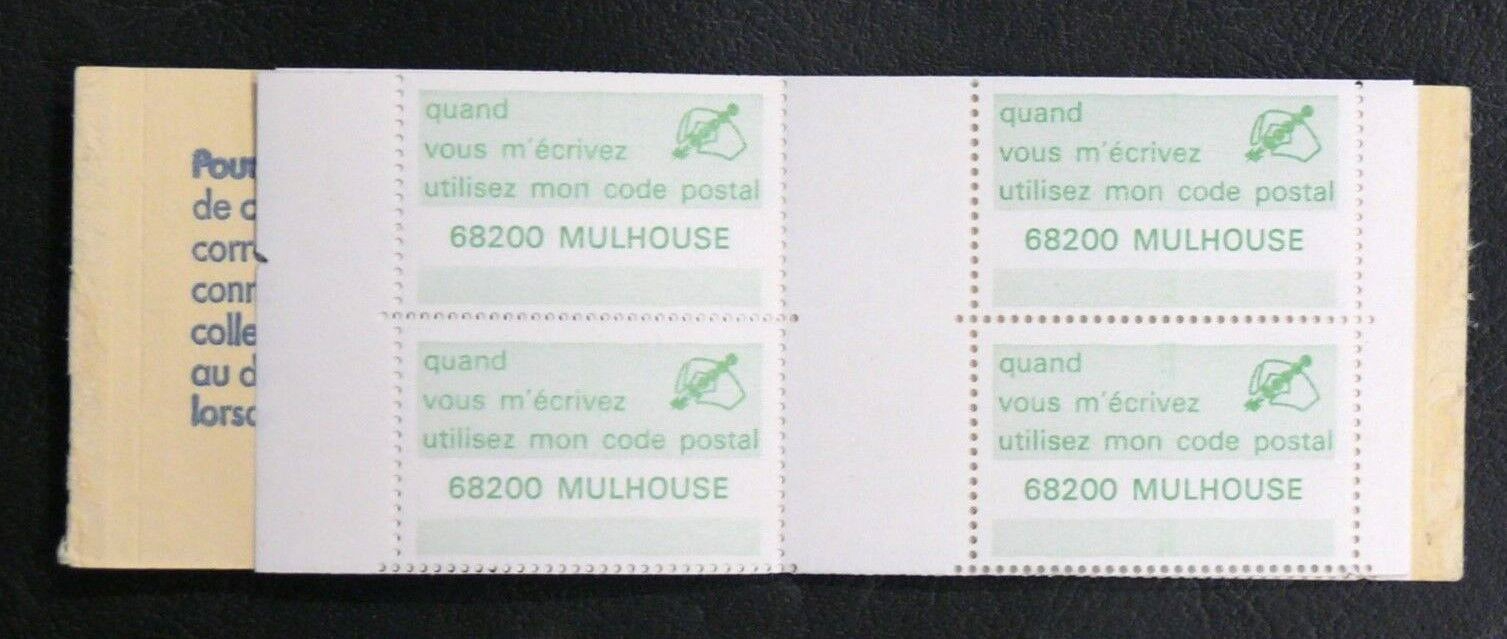 TIMBRES FRANCE : CARNET : UTILISEZ MON CODE POSTAL : 68200 MULHOUSE ...