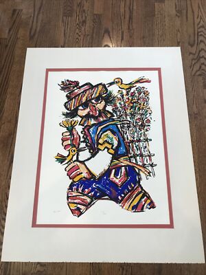 Jovan Obican Signed and Numbered Lithograph Print 115/500 | eBay