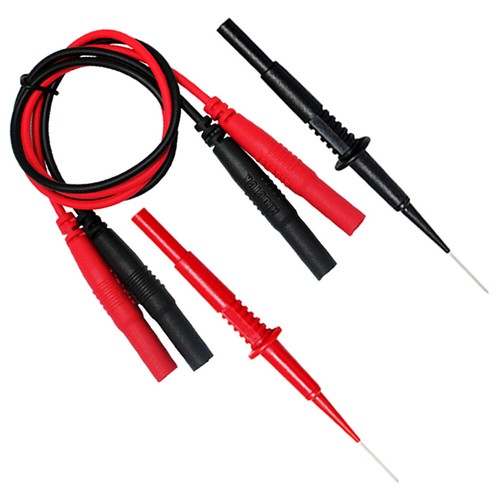 Aidetek sharp stainless steel needle test leads 4 DMM multimeter 600V ...