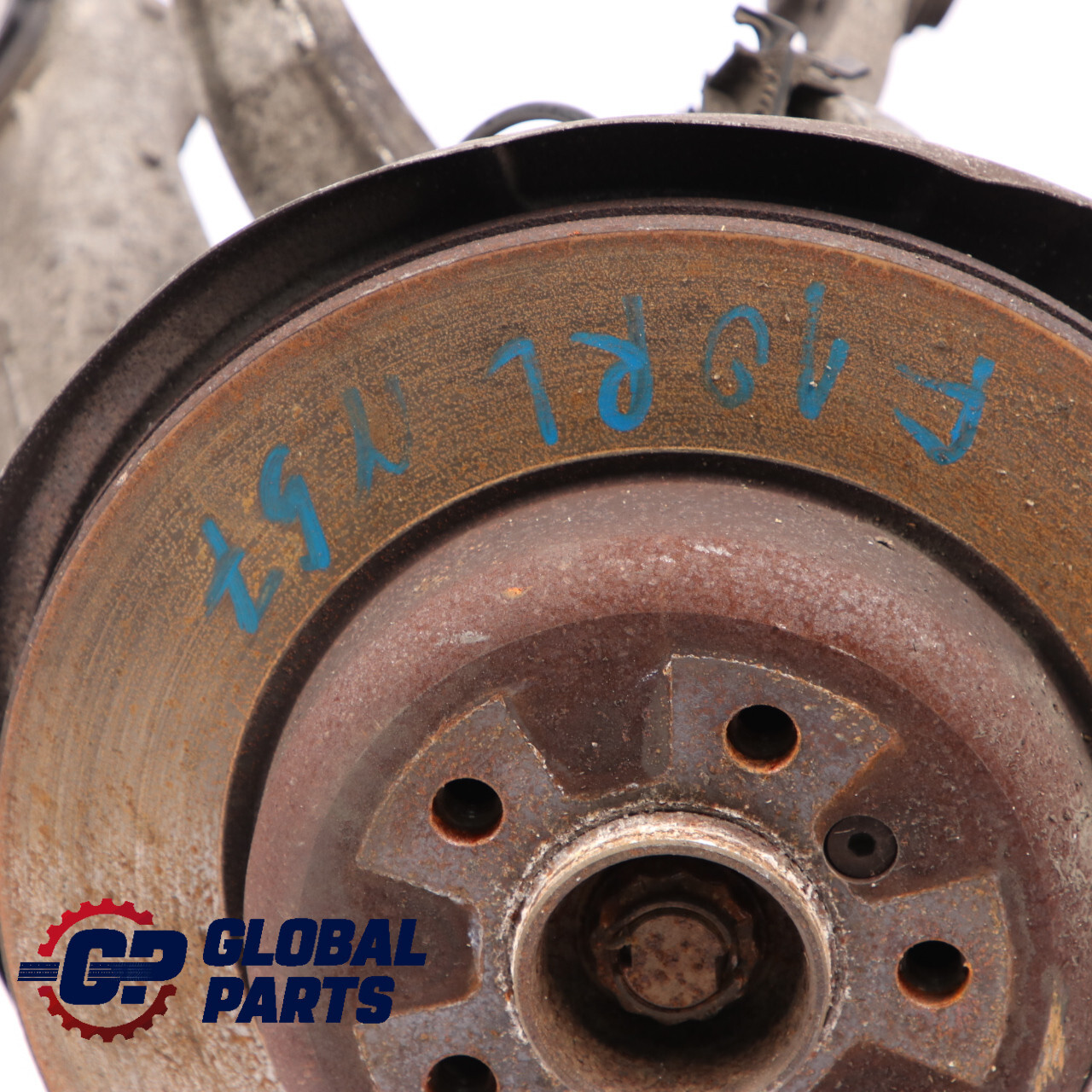 BMW 5 F10 530d N57 Rear Left Leg Suspension Axle Brake Disc Hub Set | eBay