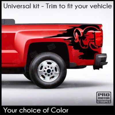 Dodge RAM 1500 2500 3500 Side Accent Ram Splash Decals Stripes (Choose ...