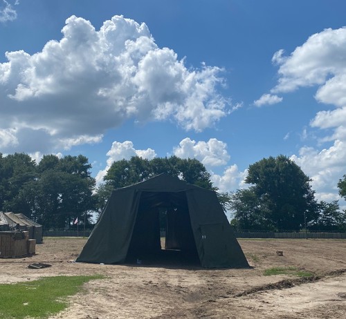 Light Weight Maintenance Enclosure Modular Tent/Shelter 24'X32'X15' | eBay