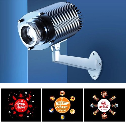 55W Custom Logo GOBO Projector Light Shop Store Advertising Lamp ...