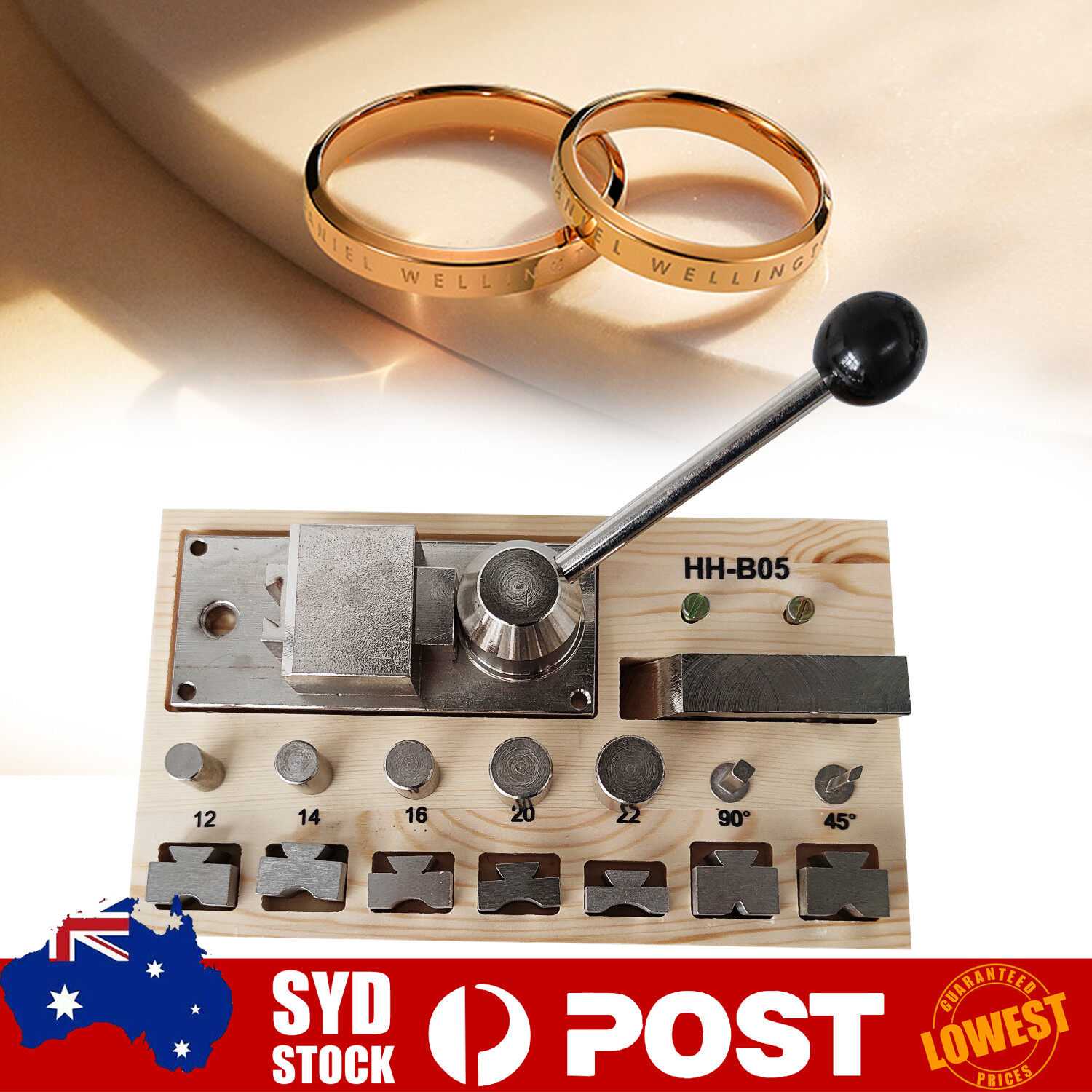 Ring Bending Tool Kit Bender Shaping Machine Jewelry Making DIY Handle ...