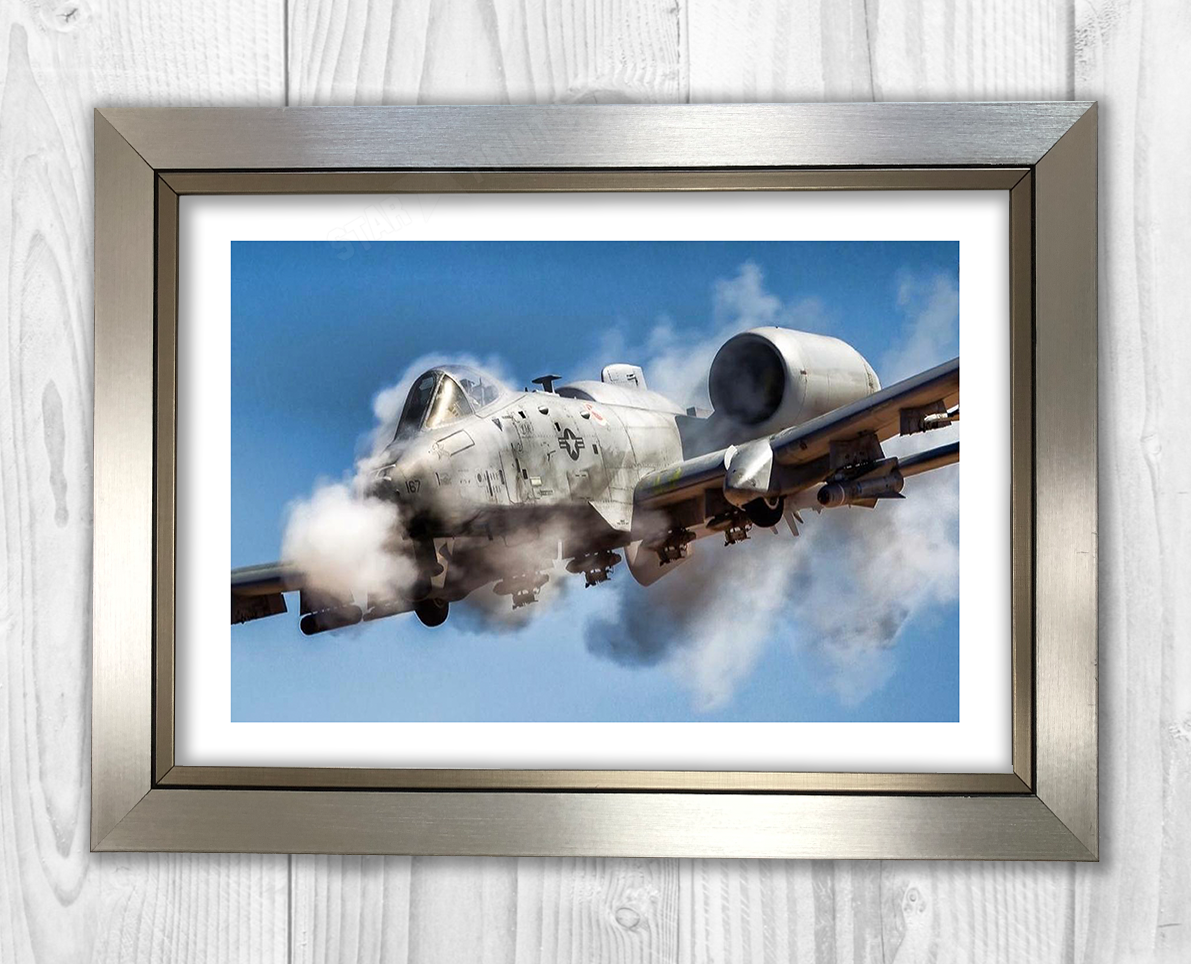 A10 Thunderbolt II Warthog 1 A4 reproduction picture poster with choice ...