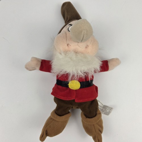 Disney Store Grumpy Plush Stuffy Character Snow White Seven Dwarfs 8 ...