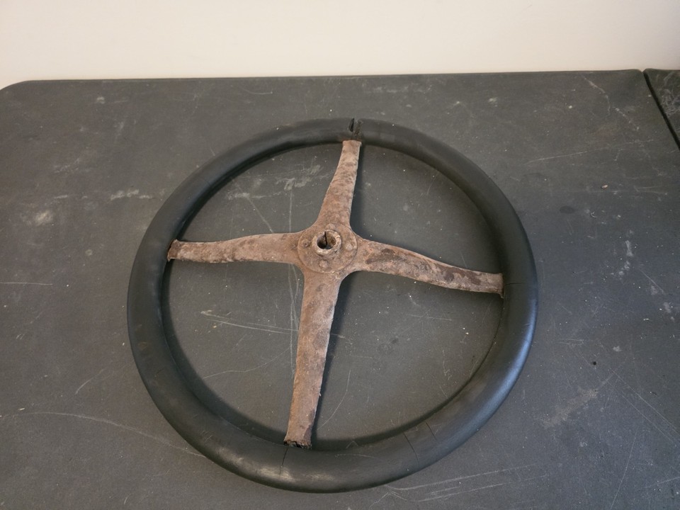 Vintage Model T Steering Wheel , Key Way OEM /Wall Art | eBay