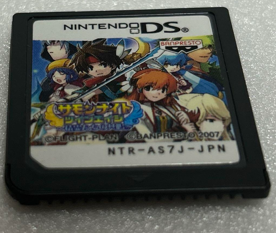 Summon Night Twin Age Nintendo DS Game Japanese Version Banpresto Japan ...