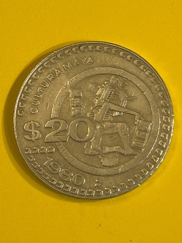 COIN MEXICO 1980 20 PESOS MAYA FREE SHIPPING | eBay