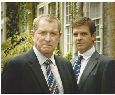 John NETTLES Signed 8x10 Photograph MIDSOMER MURDERS w. GAVIN TROY coa ...