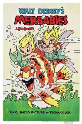 Merbabies poster for Walt Disney animated short Goofy 1938 Old Movie ...