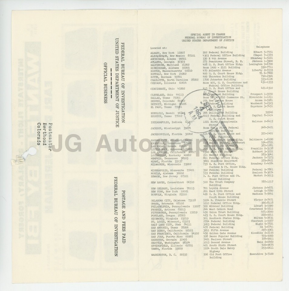 FBI Wanted Notice - Earl Dan Jeremiah - Burglary, Forgery - Fort Smith ...