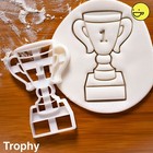 Set of Trophy & Medal cookie cutter | championship champion winner ...