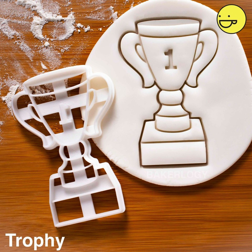 Set of Trophy & Medal cookie cutter | championship champion winner ...