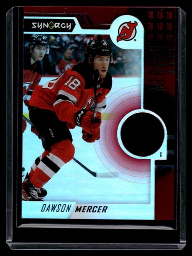 2022 UD Synergy Red Codes Dawson Mercer #56 New Jersey Devils | eBay