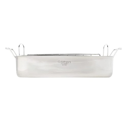 Cuisinart Chef's Classic Stainless Steel Rectangular Roaster with Rack ...
